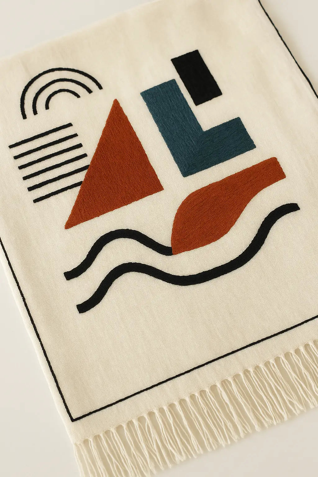 Modern and Abstract Motifs Shawls – Embroidered from Swat | Bibriks